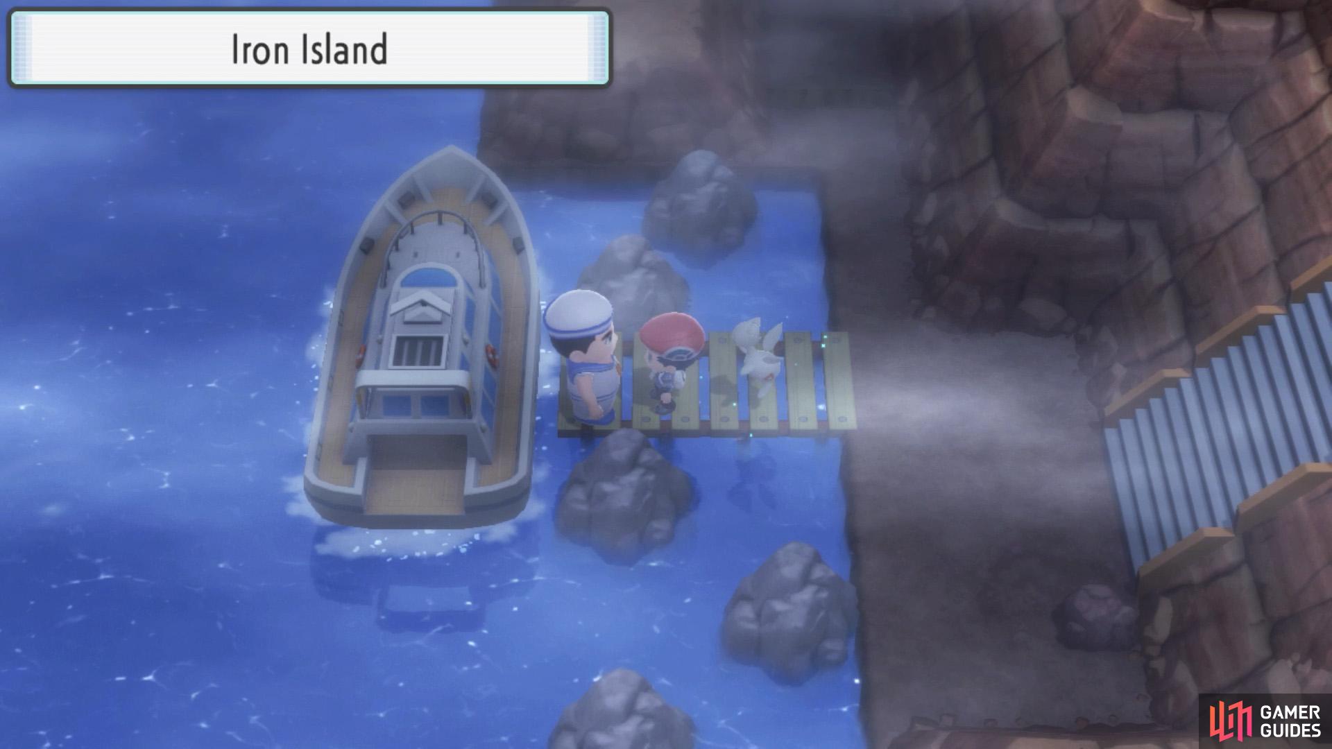 Iron Island (Encounters & Items) - Mine Badge - Walkthrough | Pokémon ...
